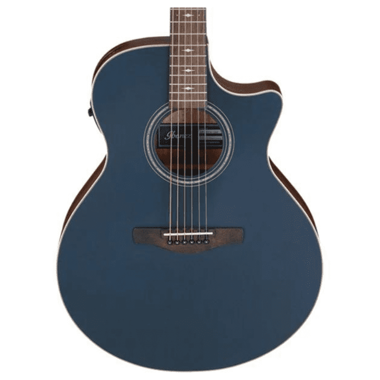 GUITARRA ELECTROACUSTICA IBANEZ AZUL MARINO MATE MOD. AE100-DBF